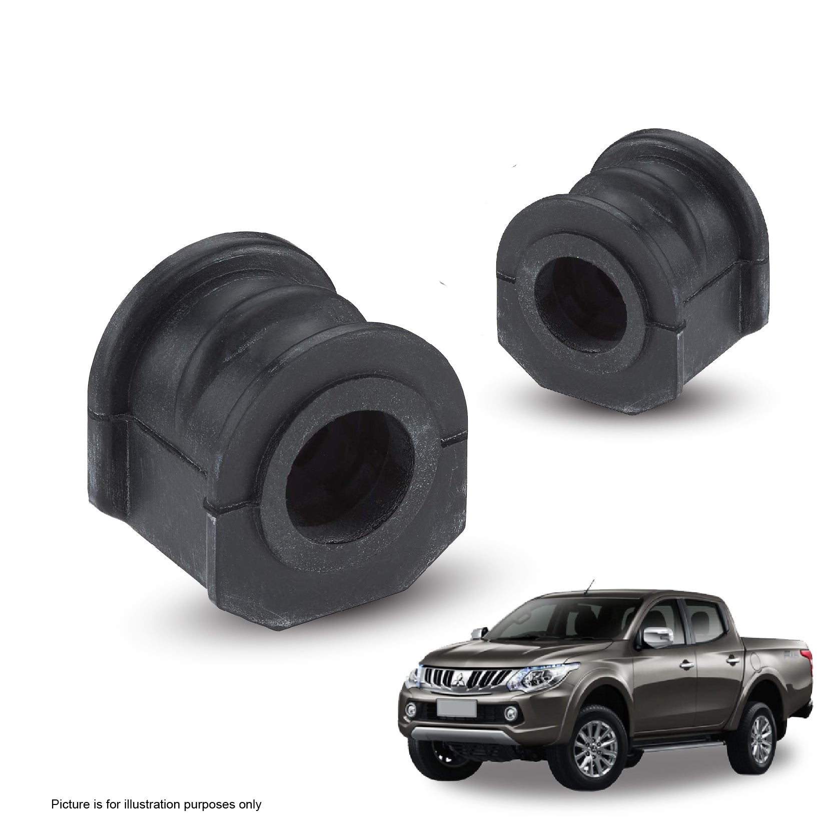 Kawz Auto Front Stabilizer Bar Bush Mitsubishi Triton (2005-2015) – amb ...