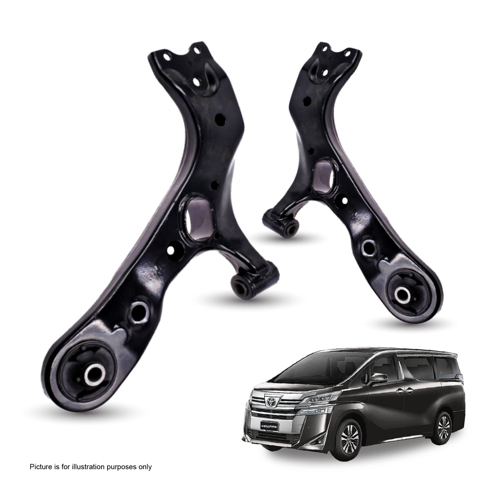 Control Arm Toyota Vellfire ANH20/AGH30 (2008-2025) – AMB. Lower Arm ...