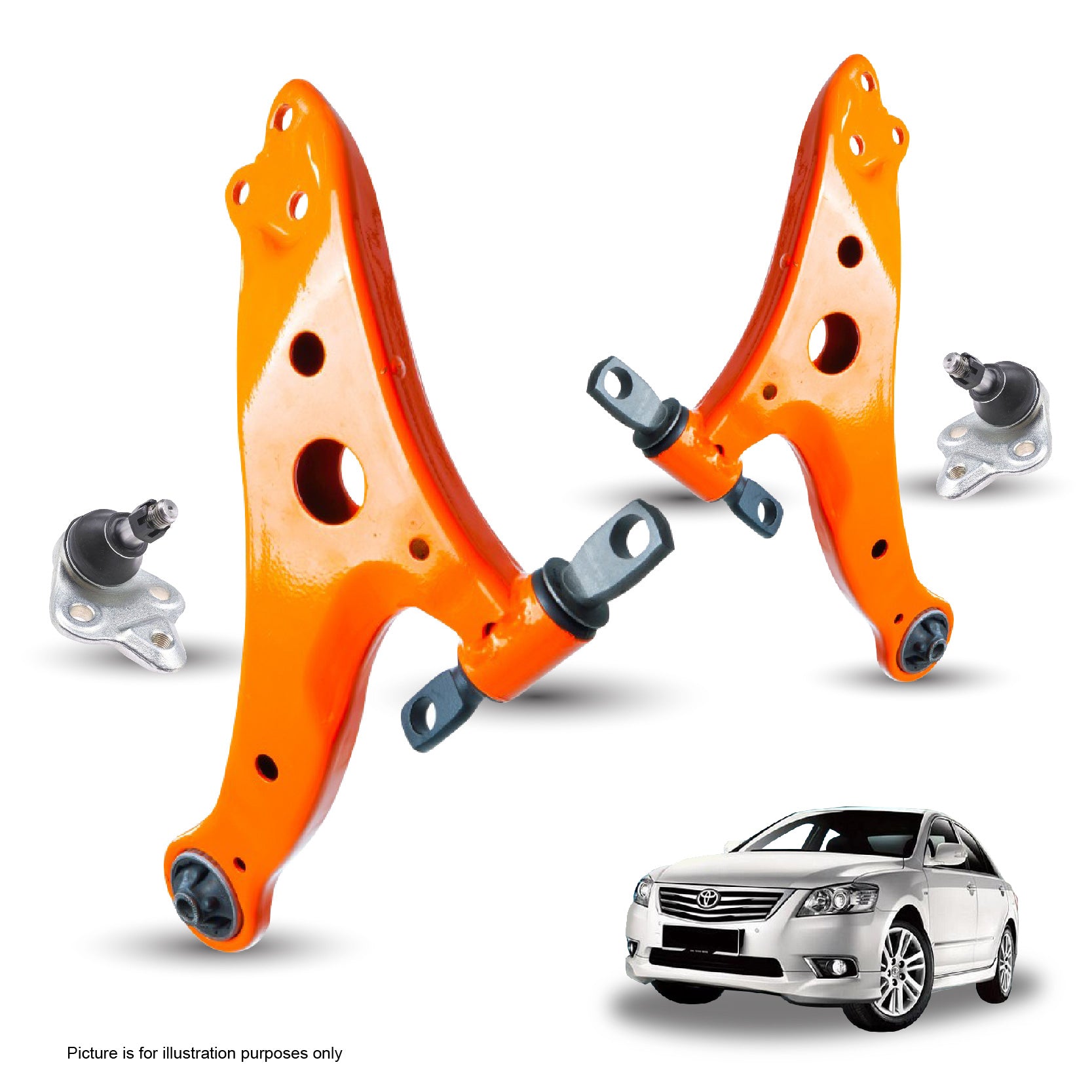 Control Arm Toyota Camry with Ball Joint (2002-2014) – amb-store